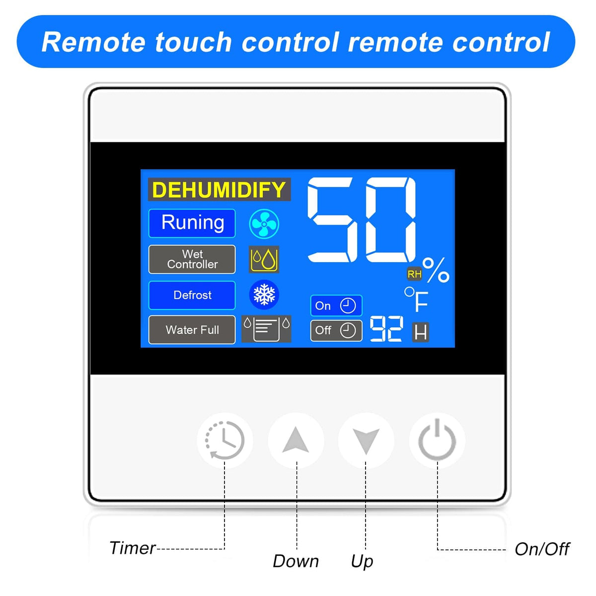 Bluedeep Commercial Dehumidifier Remote Controller – BLVEDEEP